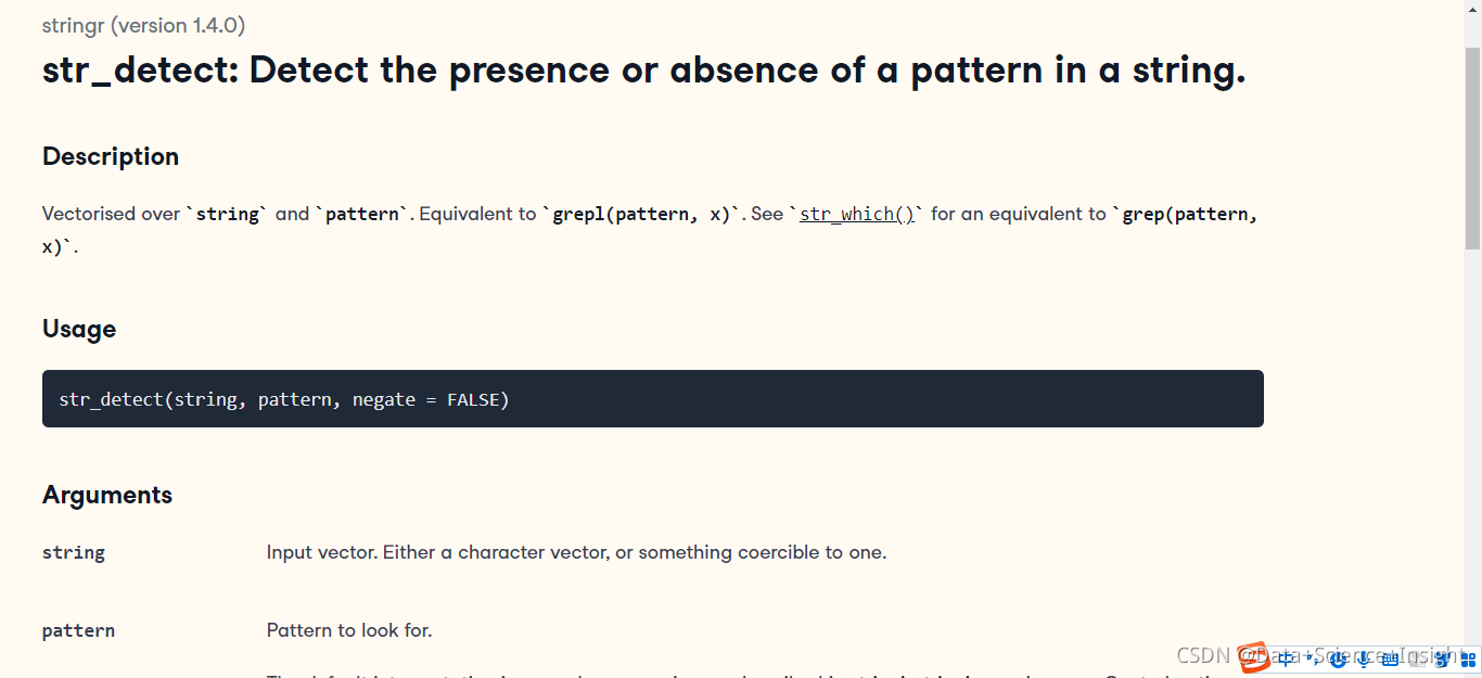 R语言stringr包str_detect函数检测字符串中模式存在与否实战_r语言 一个字符串是否存在某字符-CSDN博客