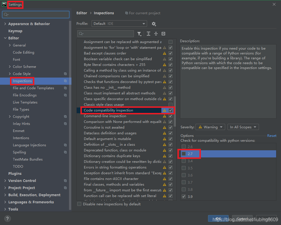 Python：PyCharm提示“Python version 2.7 does not support a ‘F‘ prefix”_python version 2.7 does not ...