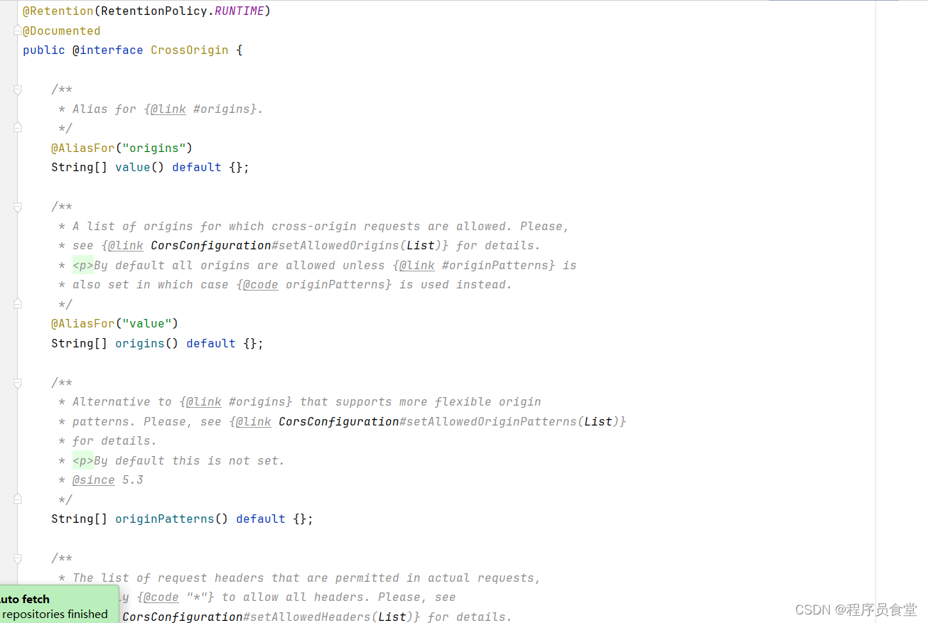 【spring】@CrossOrigin注解学习-CSDN博客