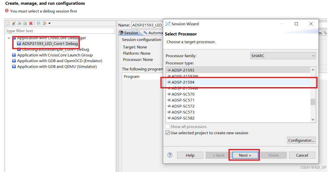 手把手教你开发ADSP-21593（EV-21593-SOM+AD-EXKIT开发板）_adsp21593-CSDN博客