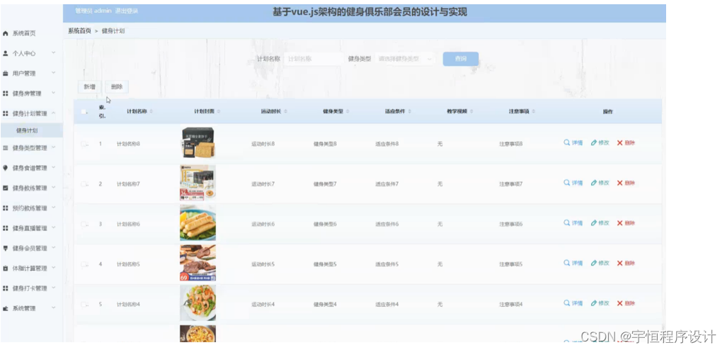 java/php/node.js/python基于vue.js架构的健身俱乐部会员的设计与实现【2024年毕设】_架构 js vue php java-CSDN博客