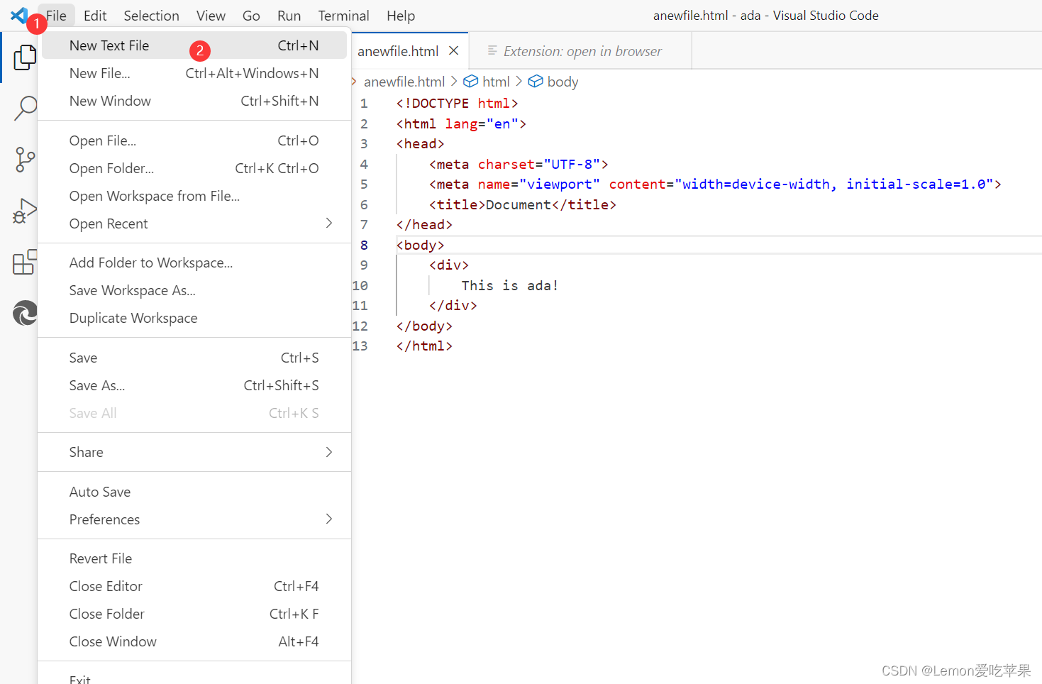 vscode编写html程序_vscode html-CSDN博客