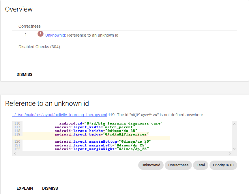 Lint found fatal errors while assembling a release target.问题的分析与解决_lint fatal errors-CSDN博客