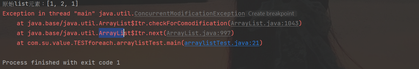ConcurrentModificationException_concurrentmodificationexception foreach-CSDN博客