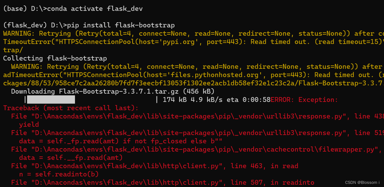 Flask Web 安装bootstrap失败pip install bootstrap_>>> pip install bootstrap-CSDN博客