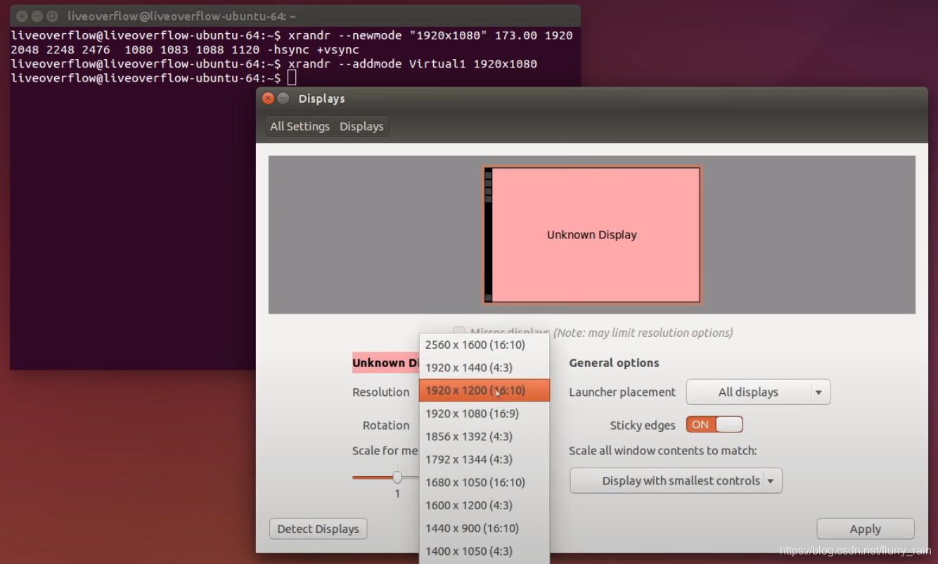 使用xrandr命令自定义Linux虚拟机屏幕比例-CSDN博客