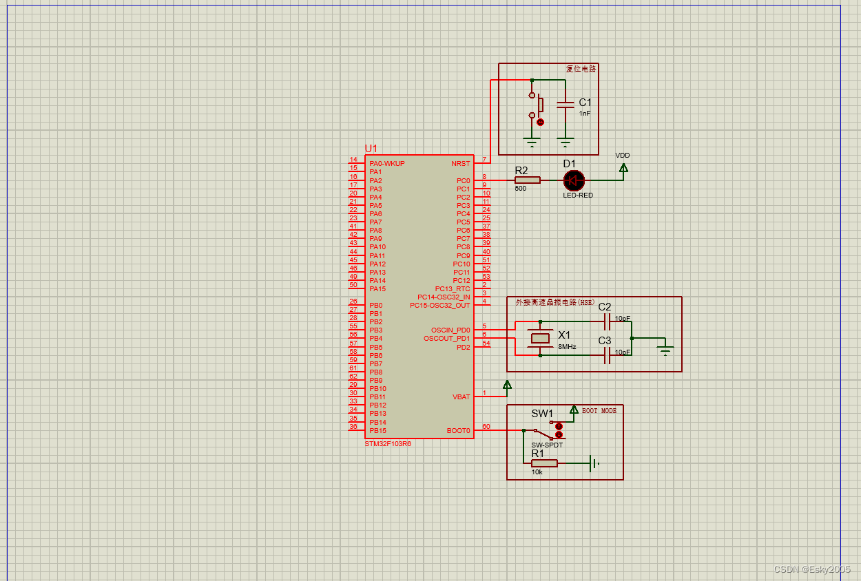 Stm32f103r6 Gpio翻转闪烁stm32f103翻转gpio Csdn博客 