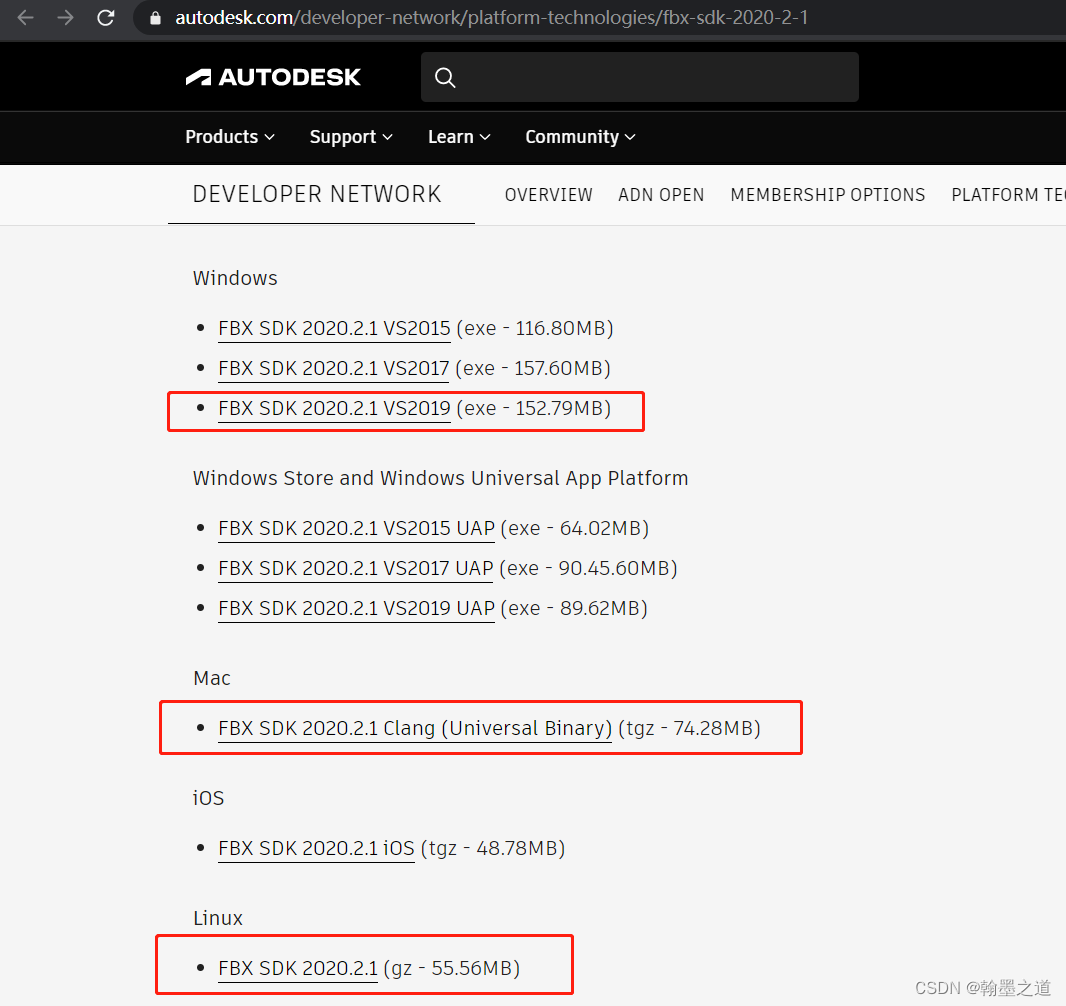 OSG第三方库编译之十八：FBX安装（Windows、Linux、Macos环境下安装）_OSG、osgEarth编译-CSDN专栏