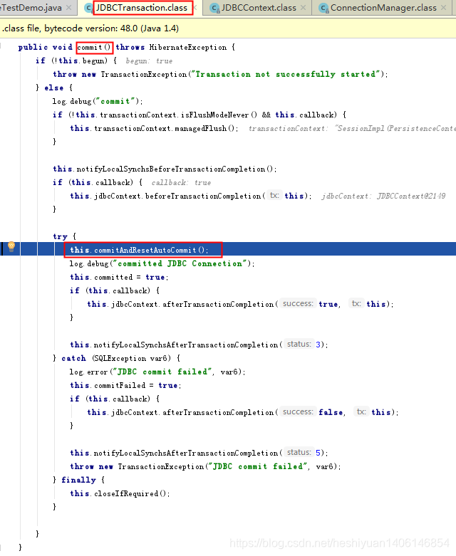 hibernate 源码阅读之 JDBCTransaction.commit( ) 都干了啥?_jdbc commit后连接变成只读了-CSDN博客