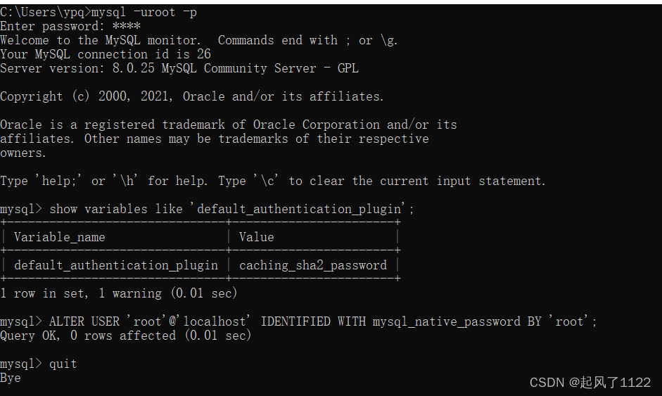 Navicat 连接MySQL数据库出现错误：2059 - authentication plugin ‘caching_sha2_password‘的解决_navicat连接mysql报错 ...