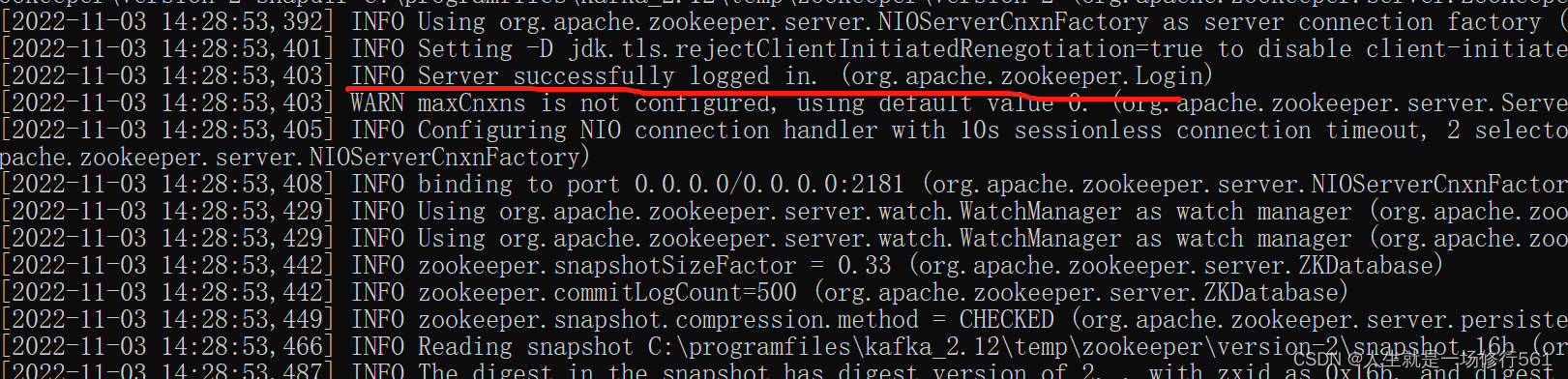 Kafka3.3单机模式-Windows-SASL/PLAIN身份验证-使用自带zookeeper_kafka3.x的authorizer.class.name-CSDN博客
