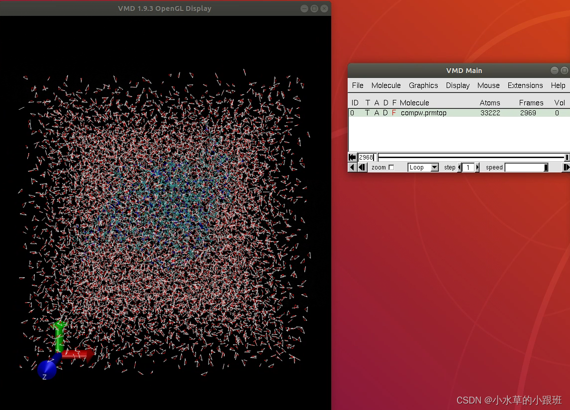 amber+vmd+cpptraj动力学分析及作图_amber中的mdcrd文件怎么导入vmd-CSDN博客
