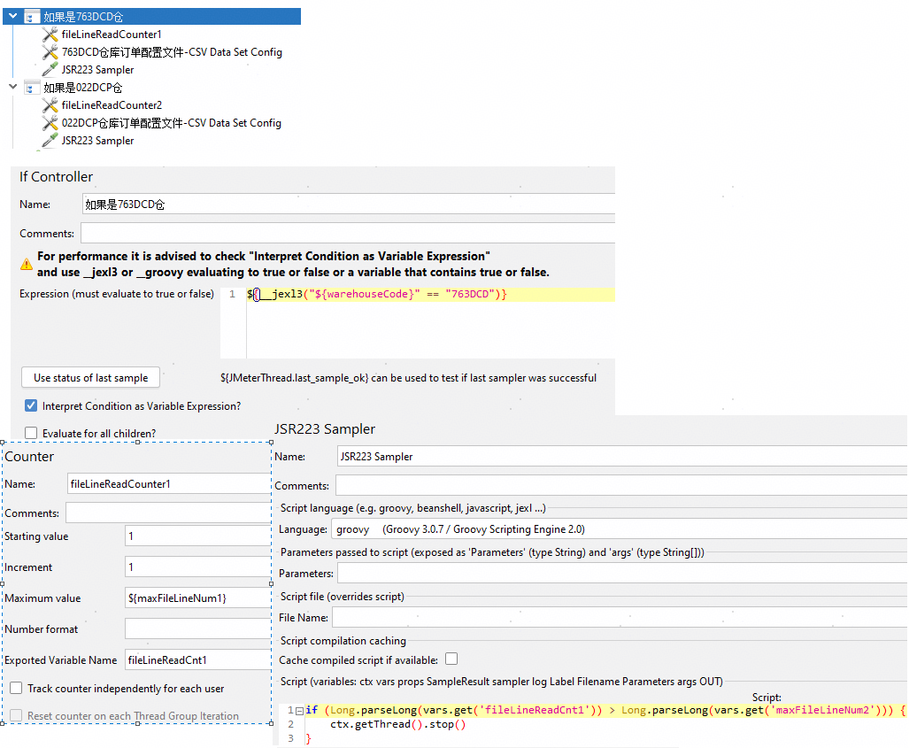 JMeter 配置元件之按条件读取CSV Data Set Config_no data-time format found matching ...