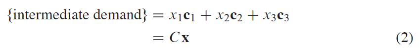 Chapter 2 (Matrix Algebra): The leontief input-output model (列昂惕夫投入产出模型)_leontief投入产出模型-CSDN博客