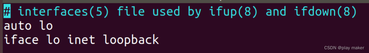 Linux网卡配置之 /etc/network/interfaces_ubuntu没有sysconfig-CSDN博客