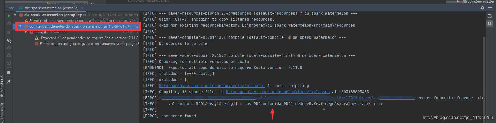 Failed to execute goal org.scala-tools:maven-scala-plugin:2.15.2:compile (scala-compile-first ...