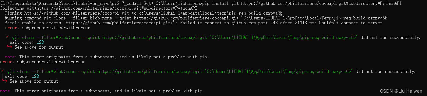 Win10+Anconda安装.whl文件到指定环境——以pycocotools为例_conda安装whl文件-CSDN博客