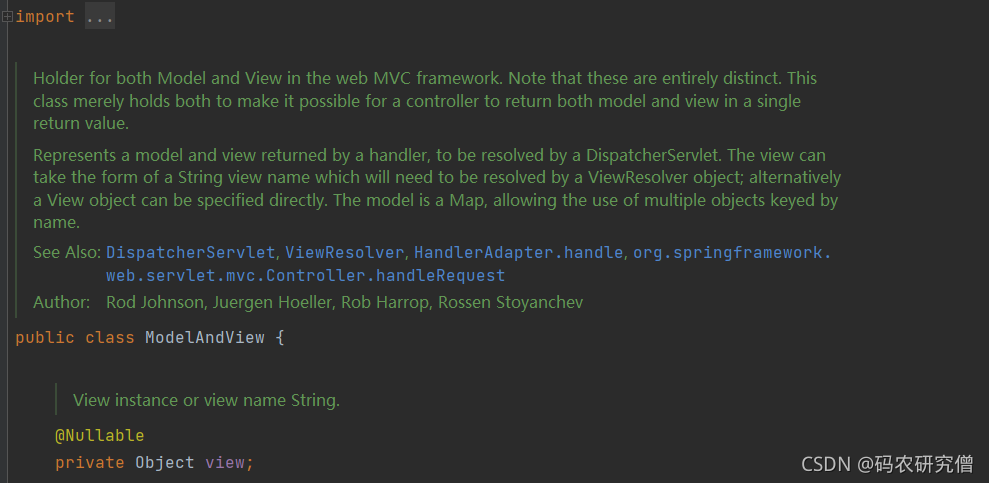 SpringMVC之ModelAndView类详细分析（全）_springmvc modelandview-CSDN博客