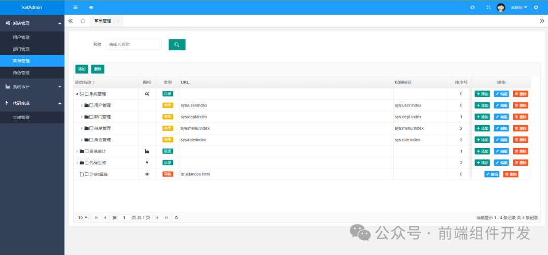KVF-Admin：基于Spring Boot、MyBatis、Shiro与Layui的轻量级快速开发框架-CSDN博客