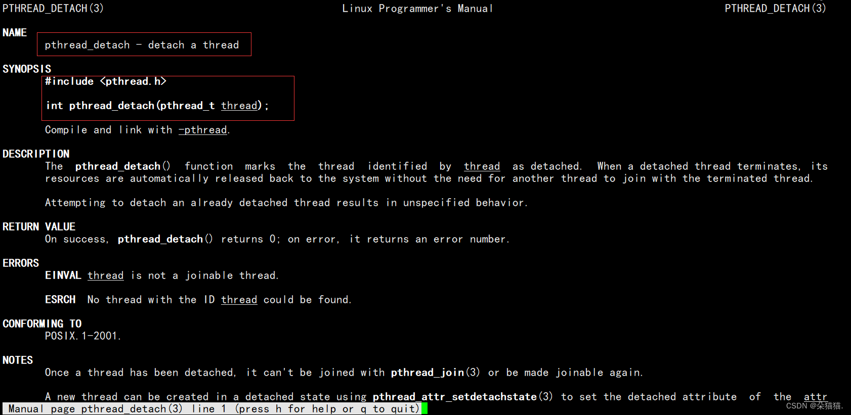 【Linux】线程分离和线程互斥_分离线程-CSDN博客