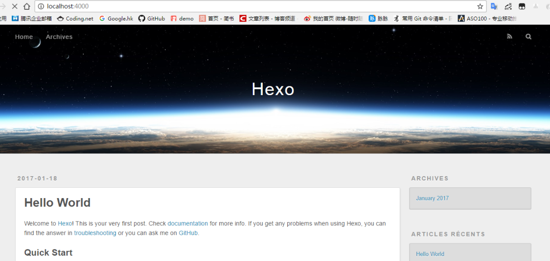 使用hexo+github搭建个人博客_github hexo博客-CSDN博客