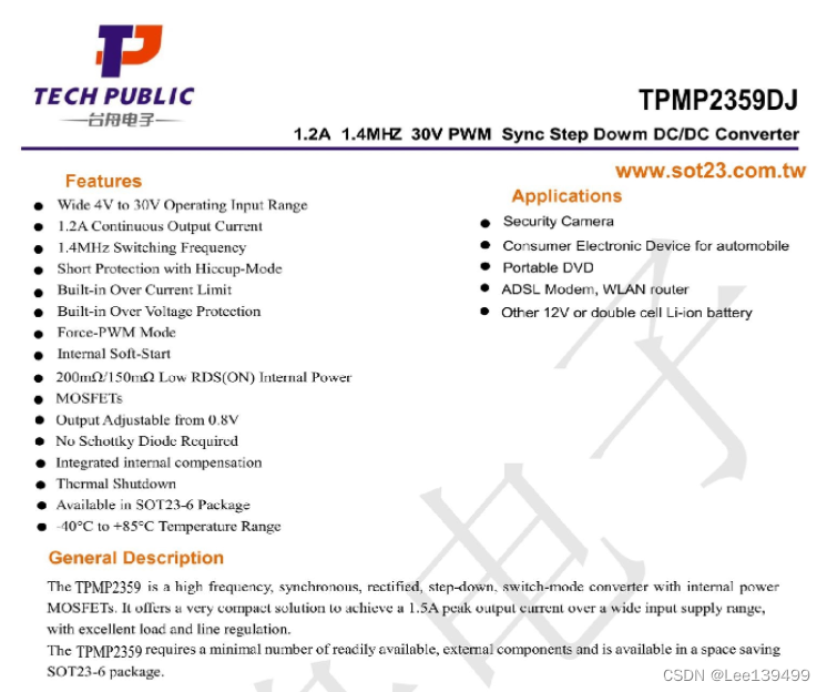 TPS5430与MP2359等芯片介绍-CSDN博客