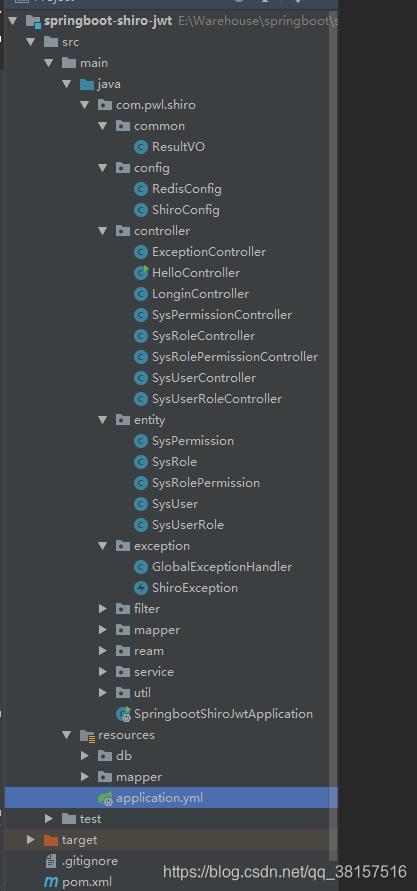 springboot+shiro使用jwt实现权限URL细粒度控制_exceptioncontroller extends basicerrorcontroller-CSDN博客