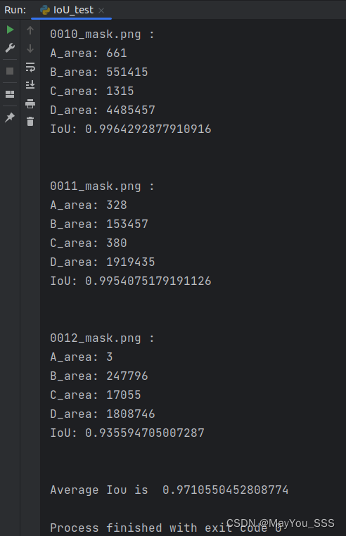 读取两个文件夹中的mask，并计算每个及总体平均IoU_python 计算两个mask的iou-CSDN博客