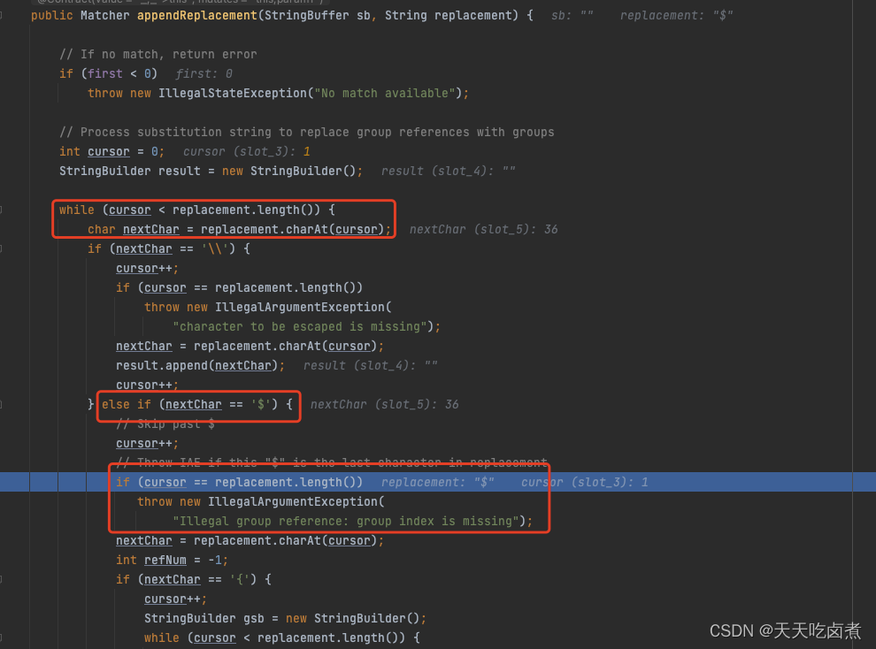 Java异常：java.lang.IllegalArgumentException: Illegal group reference: group index is missing-CSDN博客