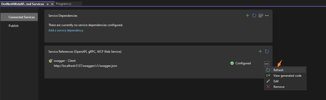 通过OpenAPI和Visual Studio生成客户端代码_vs 引入openapi-CSDN博客