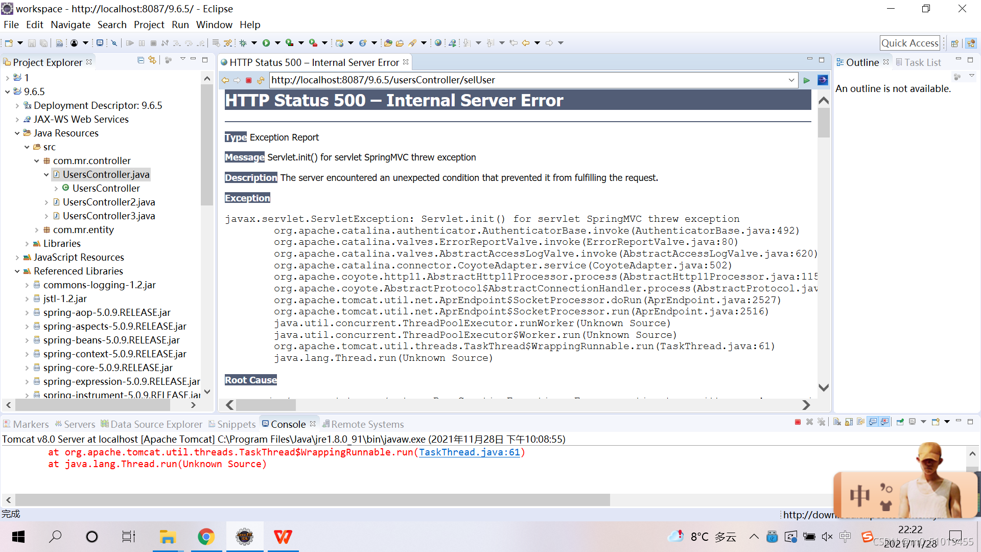 eclipse 中运行项目，遇到了这个问题，springmvc的问题好像是_eclipse spring mvc 不能用.do-CSDN博客