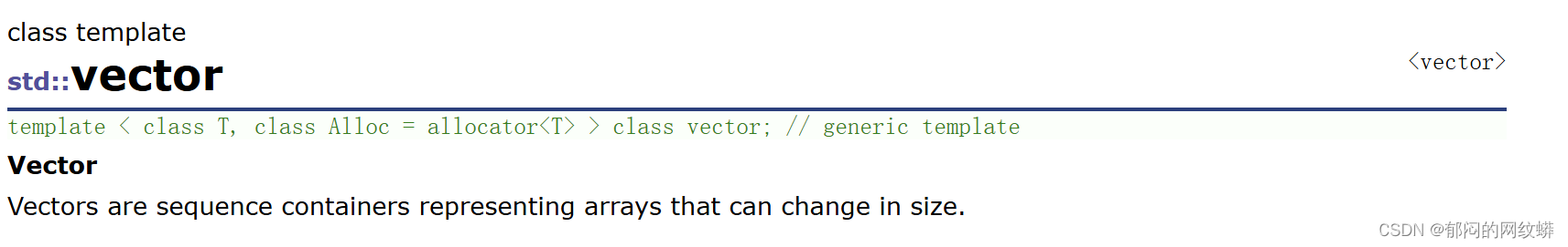 C++详解------vector_c++ vector-CSDN博客