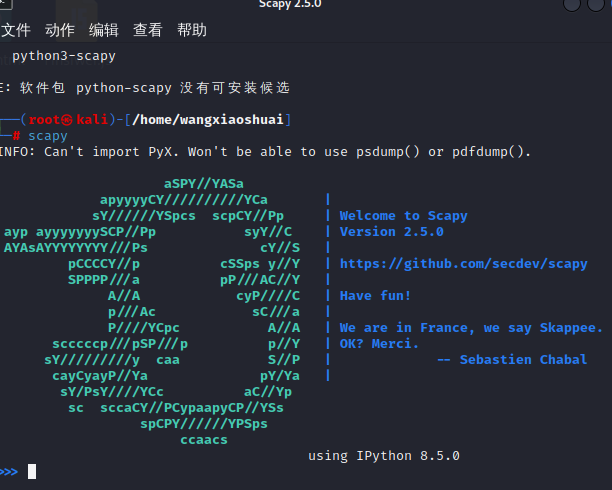 Scapy：Python网络包操作库简介-CSDN博客