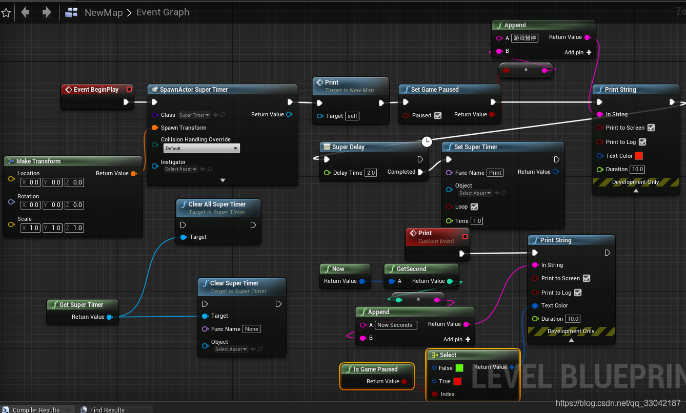 UE4 不受游戏暂停影响的Timer /Delay C++蓝图都能用_ue4中断 delay-CSDN博客