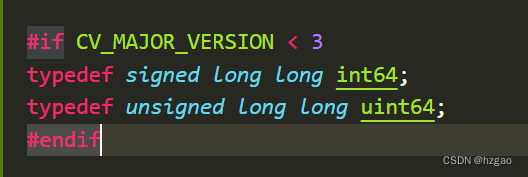opencv4/opencv2/core/hal/interface.h:61:20: error: conflicting declaration ‘typedef int64_t ...