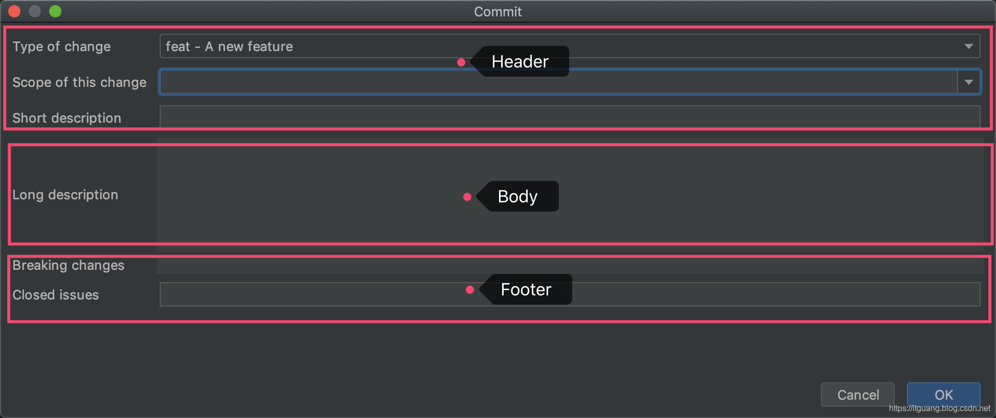 IDEA 中 Git Commit message 编写_idea commit message-CSDN博客