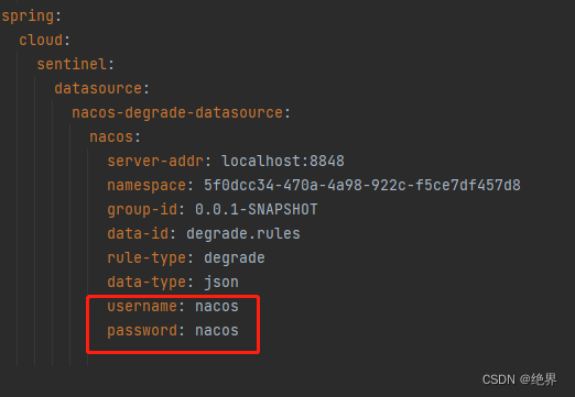 Error creating bean with name ‘nacos-degrade-datasource-sentinel-nacos-datasource‘_error ...