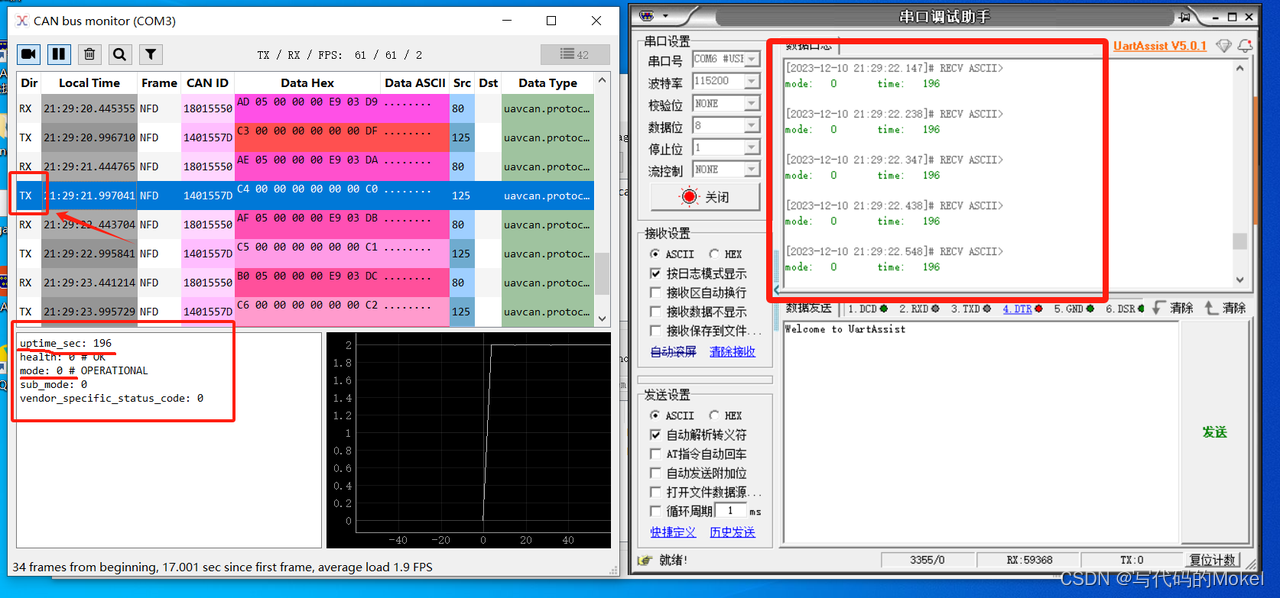 演示CAN协议转换器读写DroneCAN协议数据的例程，读取dronecan设备节点信息，写入key-value数据和RGB三原色数据-CSDN博客