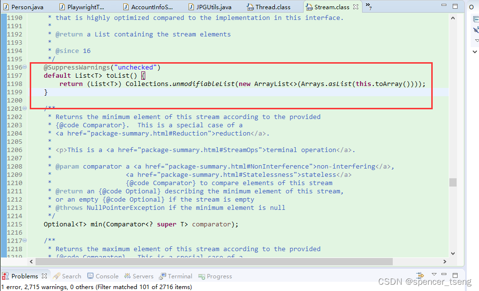 The method toList() is undefined for the type Stream-CSDN博客