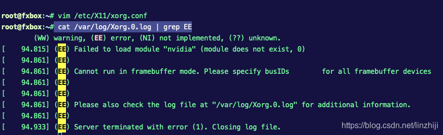 xorg-server Cannot run in framebuffer mode-CSDN博客
