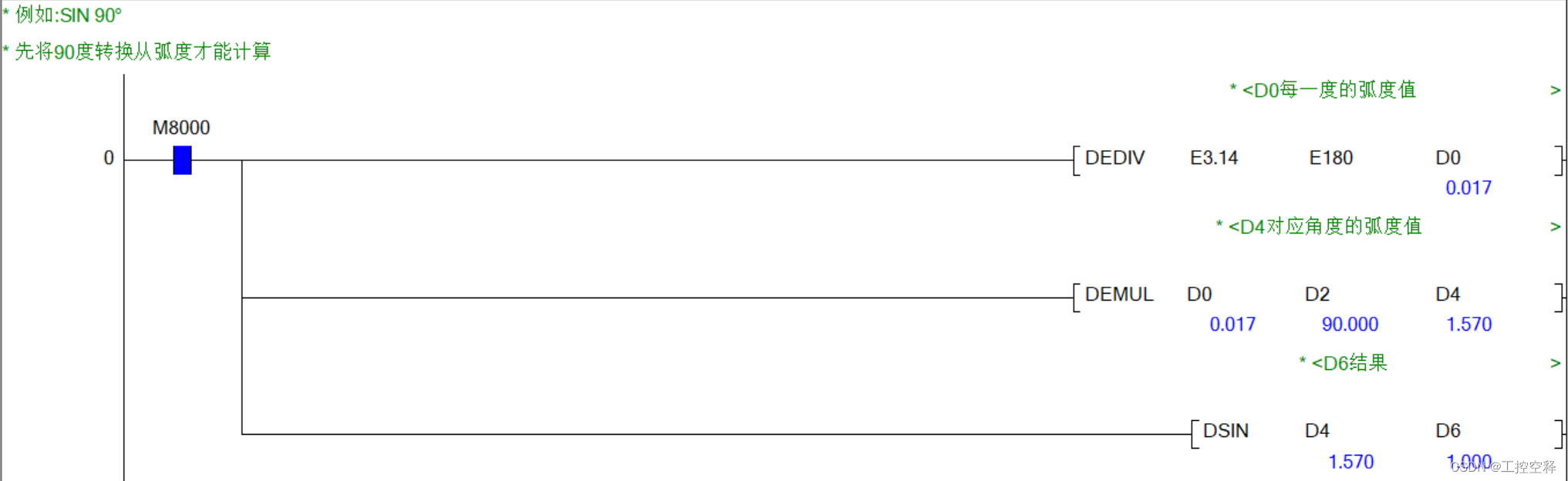 记录三菱：3U指令_三菱fx3u,计算累加和-CSDN博客