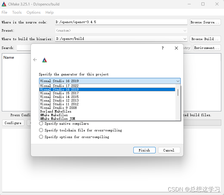 windows下的opencv3.4.5+opencv_contrib-3.4.5编译使用-CSDN博客