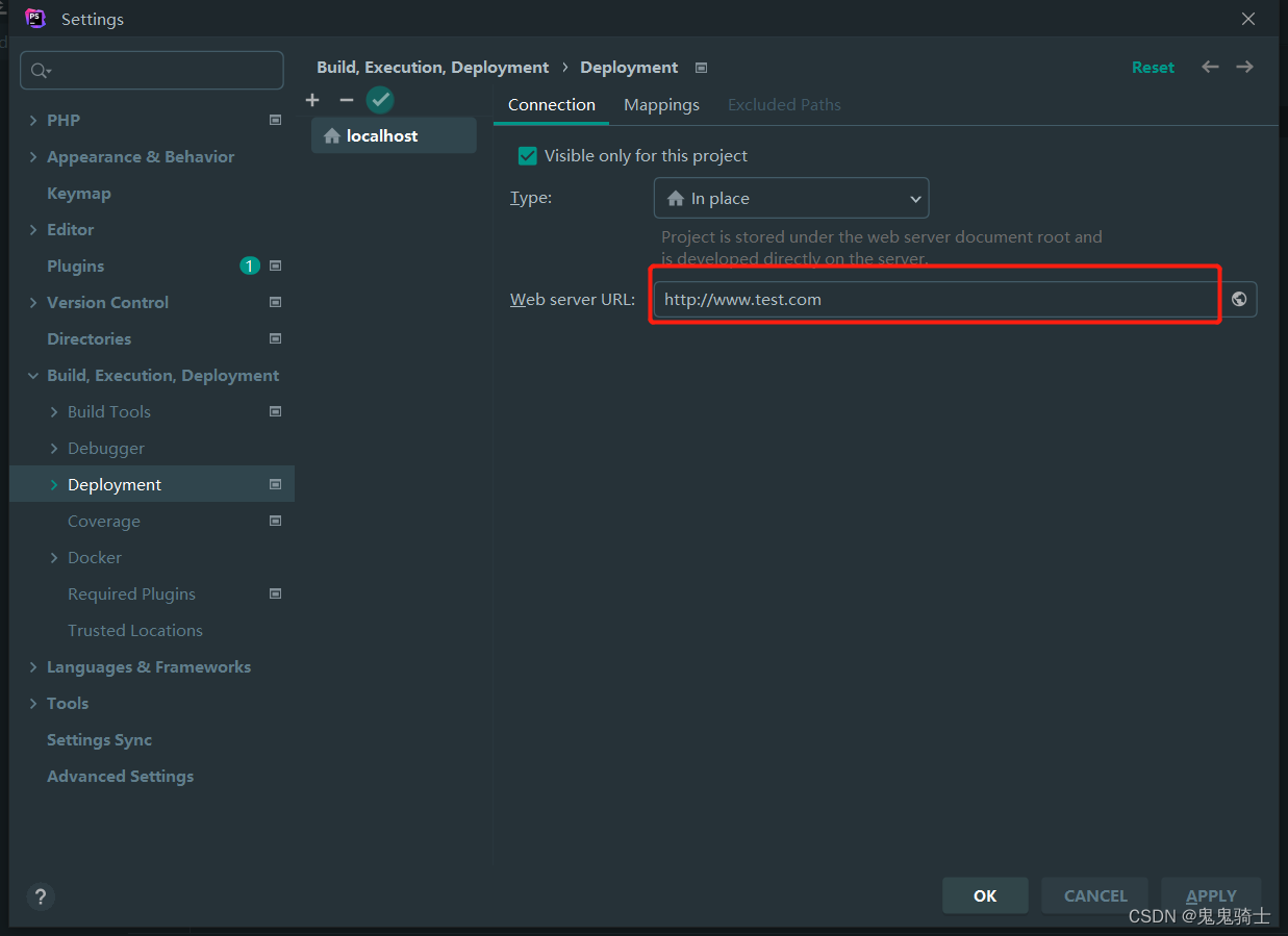 Php项目环境搭建和启动与php Mysql案例 Phpstromphp项目启动 Csdn博客