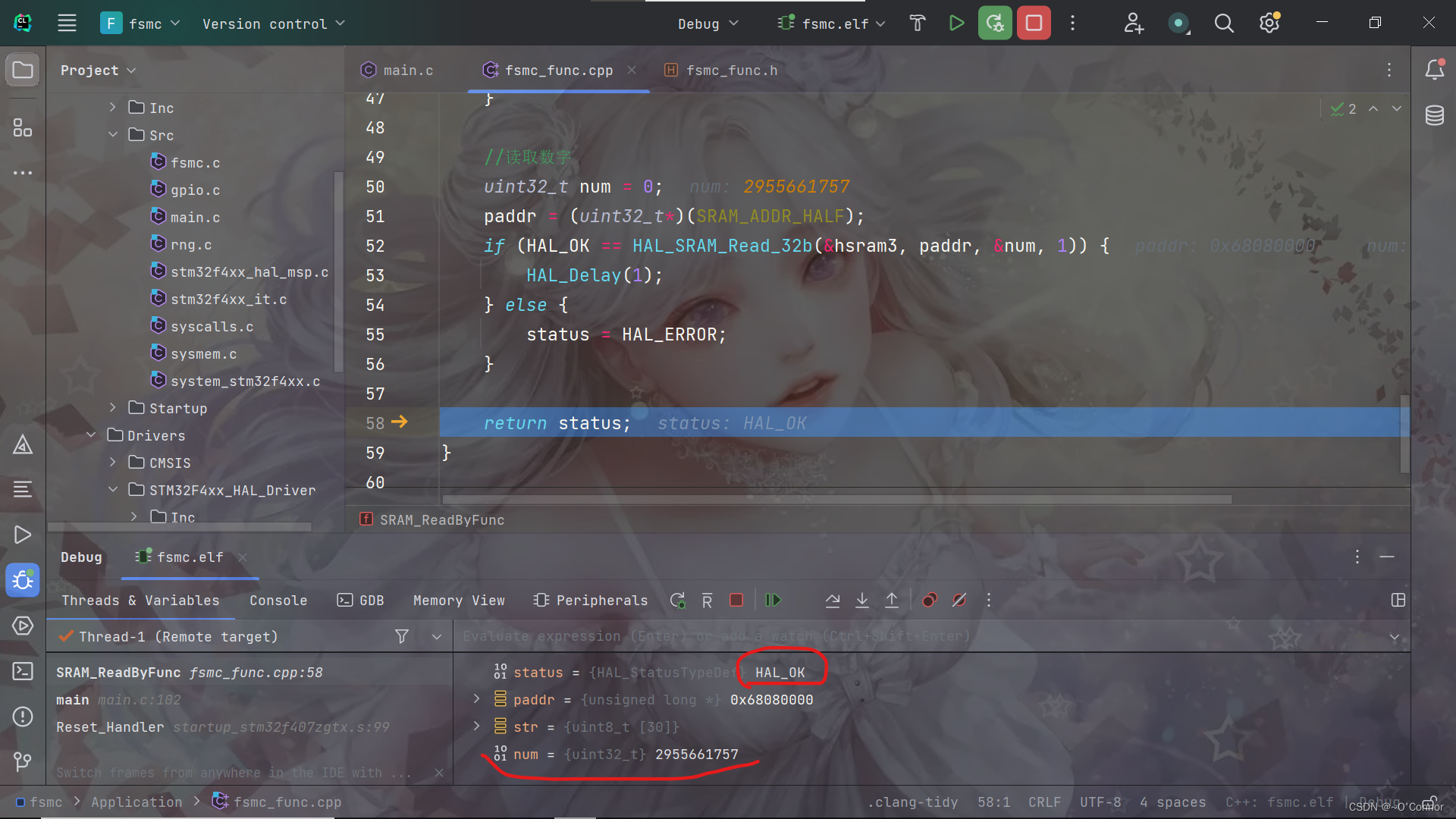 STM32复习笔记（五）：FSMC连接外部SRAM_stm32 sram-CSDN博客
