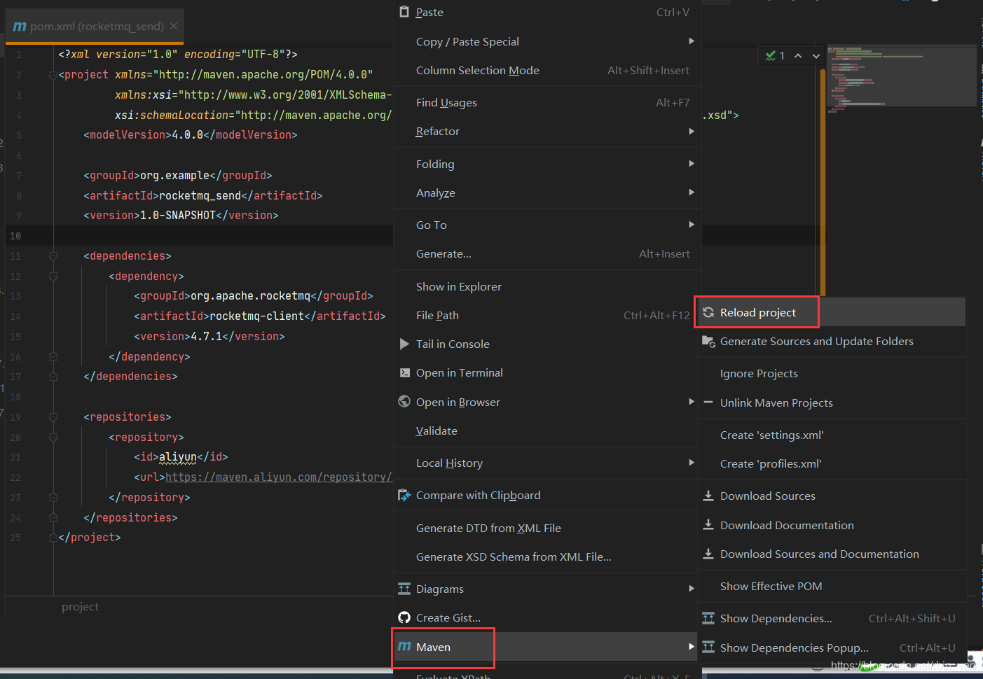 IDEA创建maven项目测试rocketMQ_org.apache.rocketmq maven-CSDN博客