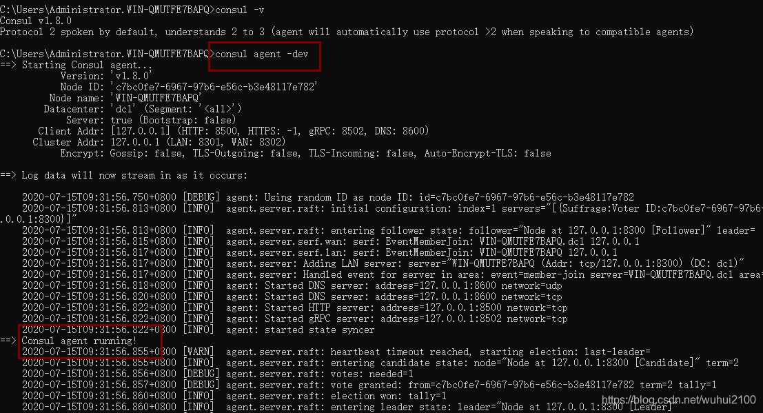 windows安装consul与启动的两种方法_consul agent -dev-CSDN博客
