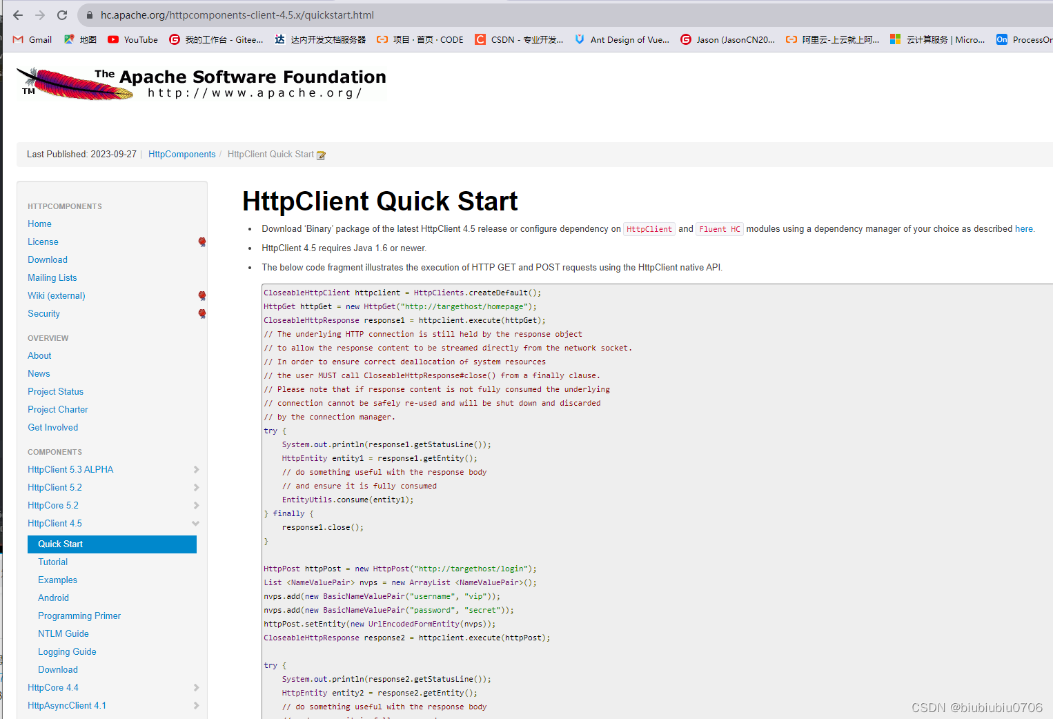 HttpClient示例-CSDN博客