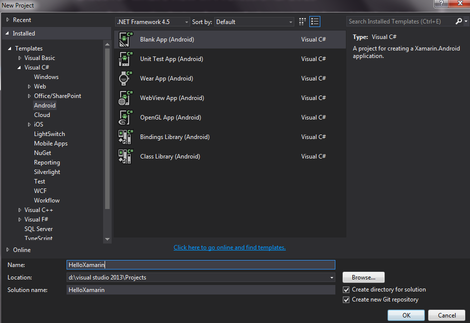 如何使用Xamarin在Visual Studio中创建Android应用_vs2022 安卓开发-CSDN博客