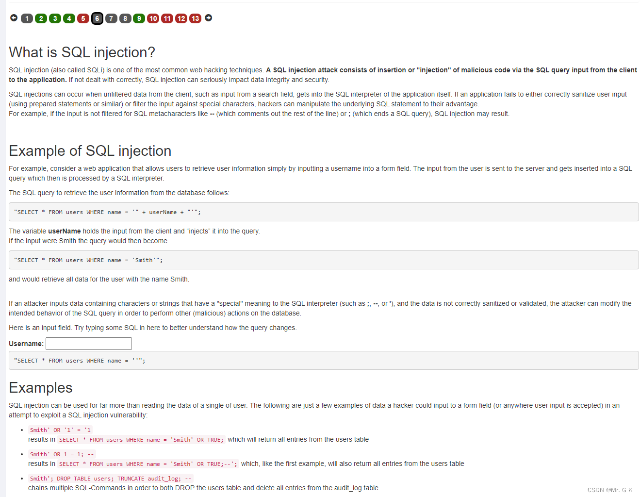 WebGoat通关攻略之 SQL Injection (intro)_webgoatsql injection答案-CSDN博客